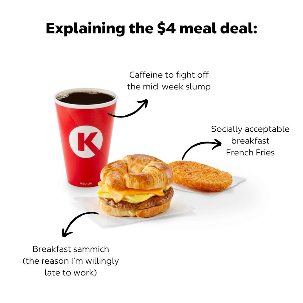 Circle K Meal Deals: $3, $4, and $5 offers