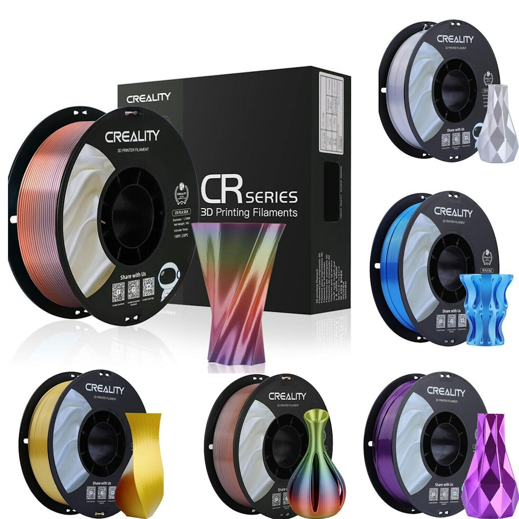 Creality CR-Silk PLA 1kg 3D Printer Filament: $12