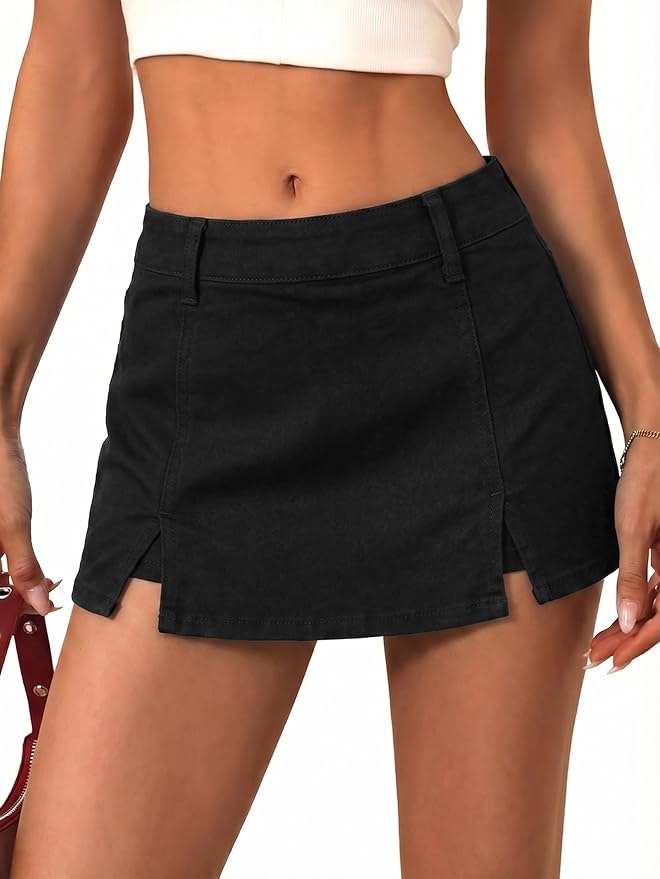Emmiol Women's Denim Mini Skirt: From $26