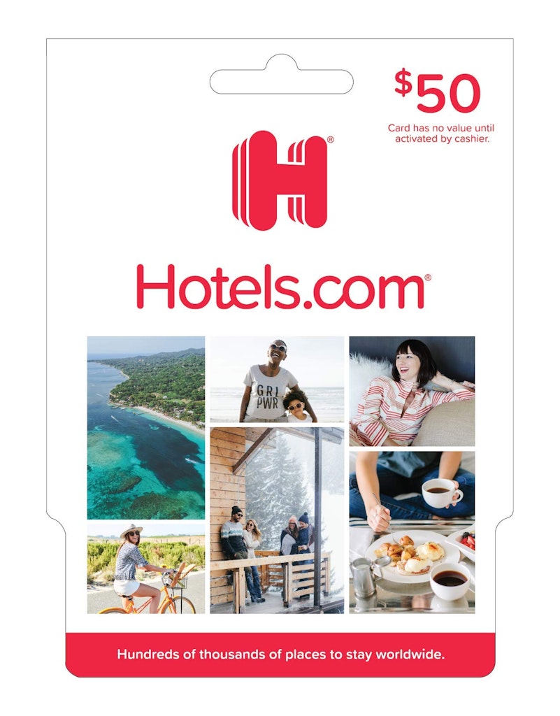 Hotels.com $50 Gift Card: $40 w/ Prime